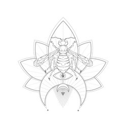 Bee Sacred Geometry Vector Images (98)