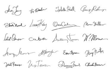 Cool Signatures For Names