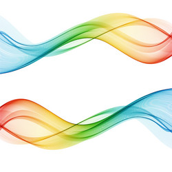 Abstract blue waves Royalty Free Vector Image - VectorStock