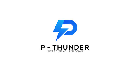 P Thunder Logo Vector Images (over 160)