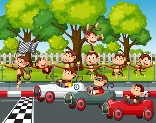 Cartoon Race Track Background Vector Images (over 1,100)