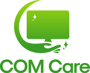 Care service logo designs double Royalty Free Vector Image