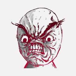 Internet meme trollface design Royalty Free Vector Image