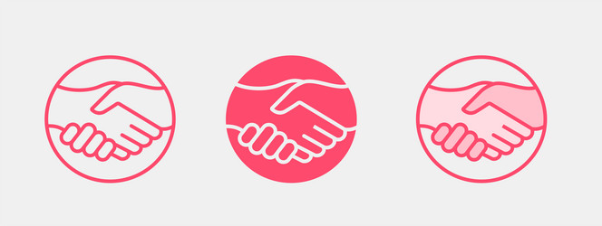 Shake Hand Circle Vector Images (over 1,200)