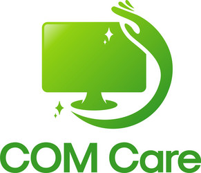 Care service logo designs double Royalty Free Vector Image