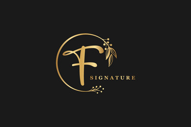 F Flower Logo Vector Images (over 1,200)