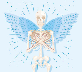 Angel skeleton Vector Images & Graphics for Commercial Use | VectorStock