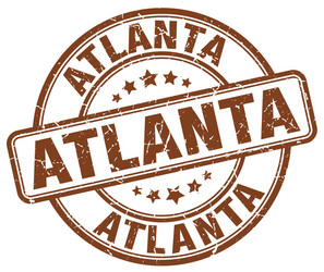 Atlanta stamp Royalty Free Vector Image - VectorStock