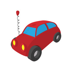 Red car icon cartoon Royalty Free Vector Image