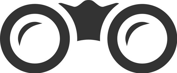 Binoculars vision icon Royalty Free Vector Image