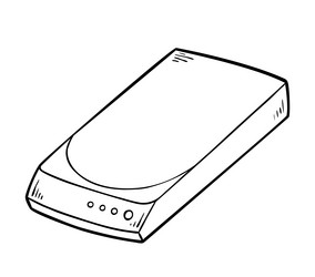 Coloring book for kids printer Royalty Free Vector Image