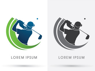 Golf Man Vector Images (over 8,000)