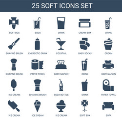 Soft icons Royalty Free Vector Image - VectorStock