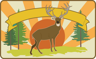 Deer Royalty Free Vector Image - VectorStock