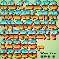 Graffiti Numbers Vector Images (over 3,600)