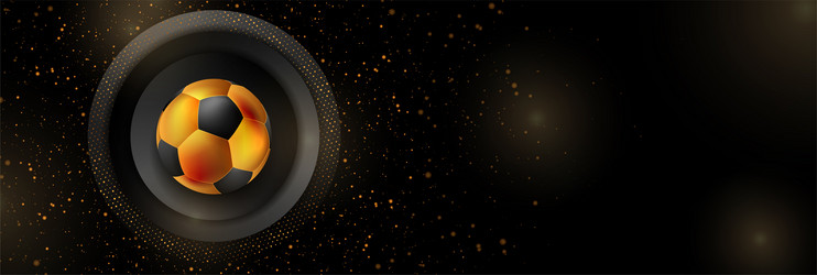 Luxury sport background with golden dots Vector Image