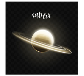 Realistic Saturn Drawing Vector Images (75)