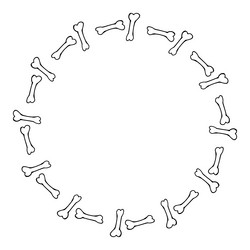 Bone Border Frame Vector Images (over 410)