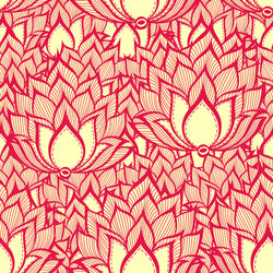 Spring pattern with colorful handdrawn flowers Vector Image