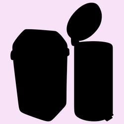 Trash Stencil Vector Images (85)