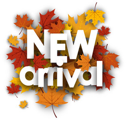 New arrival paper poster Royalty Free Vector Image