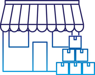 Boxes and store design Royalty Free Vector Image