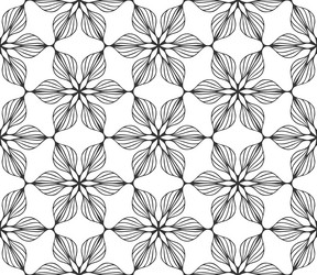 Lace flower bud floral repeat seamless pattern Vector Image