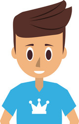 Man young adult icon image Royalty Free Vector Image