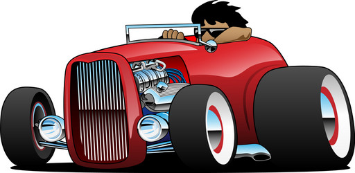 Classic American Hot Rod Funny Car Vector Images (52)