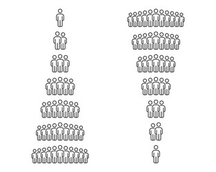 Business people icons line set meeting team Vector Image