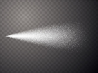 Spray effect isolated on transparent background Vector Image