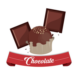 Chocolate design Royalty Free Vector Image - VectorStock