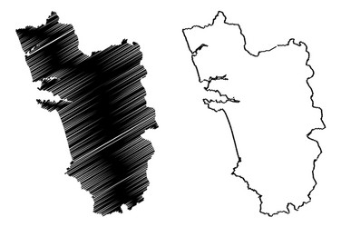 Goa Outline Map Vector Images (55)