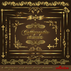 Corner Decoration Elegant Gold Vector Images (over 5,700)