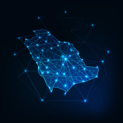 Digital Saudi Arabia Map Vector Images (over 130)