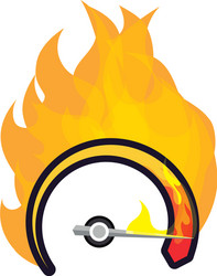 Speedometer Fire Tachometer Vector Images (over 100)