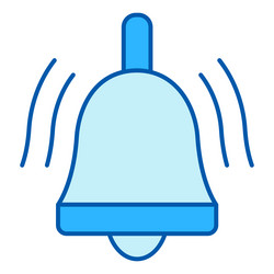 Bell rings Royalty Free Vector Image - VectorStock