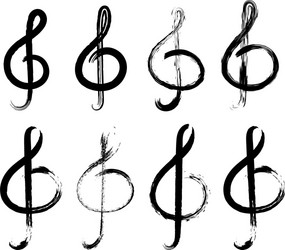 Treble Clef Drawing Vector Images (over 1,600)