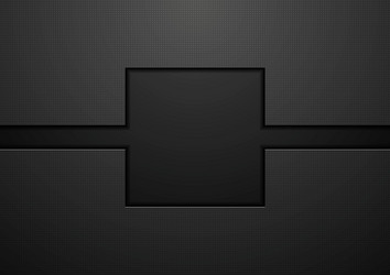 Abstract black tech corporate background Vector Image