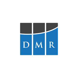 Dmr letter logo design on white background Vector Image