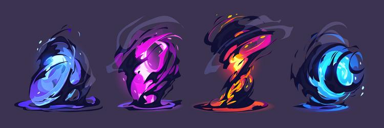 Vfx tornado storm sprite animation effect for game