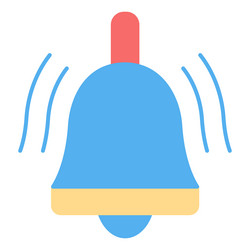 Bell rings Royalty Free Vector Image - VectorStock