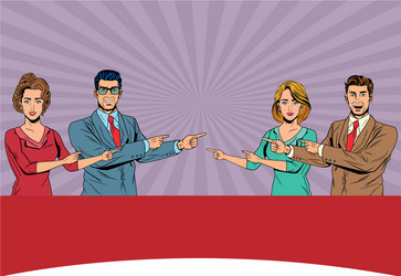 Pointing Each Other Vector Images (98)