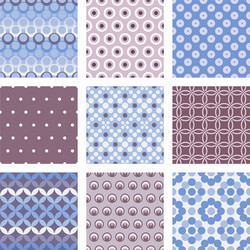Seamless ornament patterns Royalty Free Vector Image