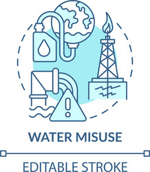 Save water loop concept icon Royalty Free Vector Image