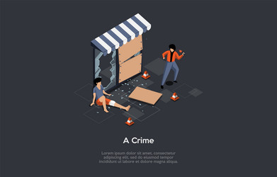Isometric Crime Vector Images (over 10,000)