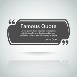 Quote frame border colorful Royalty Free Vector Image