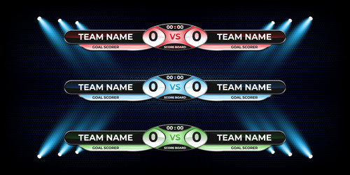 Lower Third Scoreboard Vector Images (over 180)