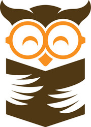 Owl education logo image Royalty Free Vector Image