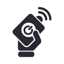 Remote home icon Royalty Free Vector Image - VectorStock